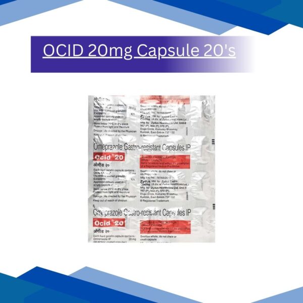 Buy OCID 20mg Capsule 20's Online | Use of, Price, Benefits