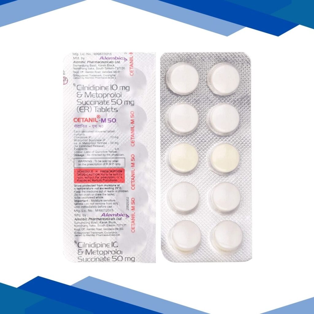 Buy Cetanil M 50mg Tablet 10'S Online | Use of, Price, Benefits